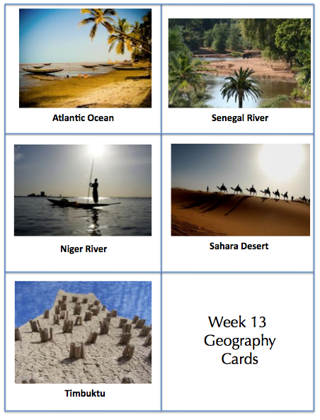 One Day at a Time...: Year 1 Geography Cards
