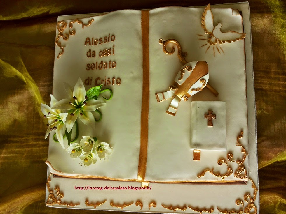 LE TORTE DI LORENA ....E NON SOLO!!!!!: Torta Cresima di Alessio