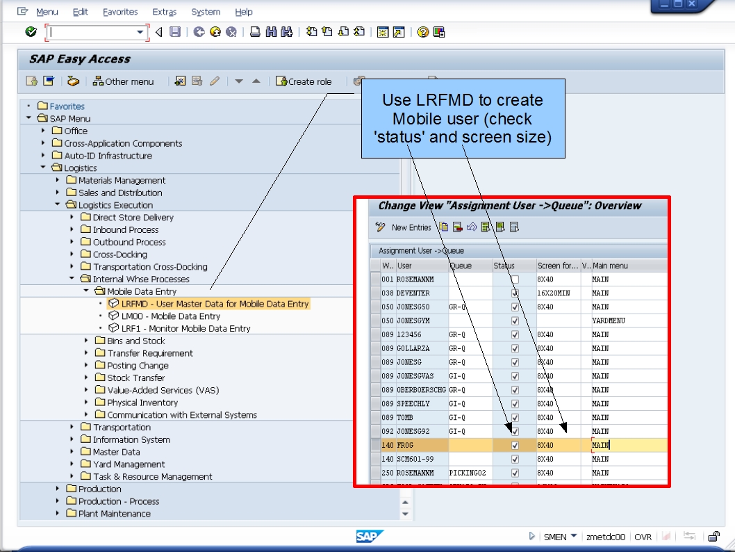 青蛙SAP分享 Knowledge Sharing: EWM - RF Mobile Data Entry Basics