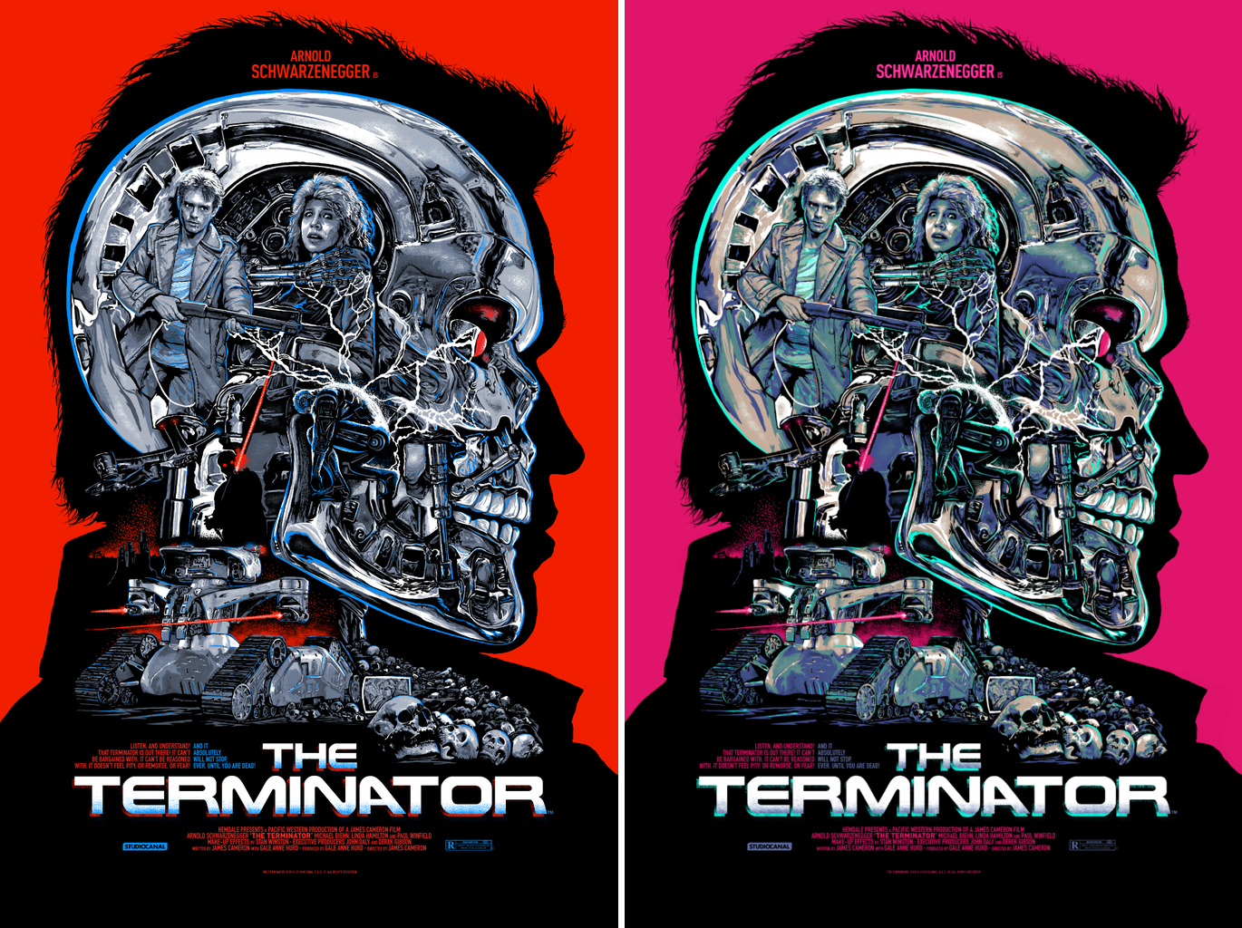 The Blot Says...: The Terminator Movie Poster Screen Print by ...