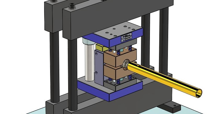Vortool Manufacturing Ltd.: Hydraulic powered pillar punch press
