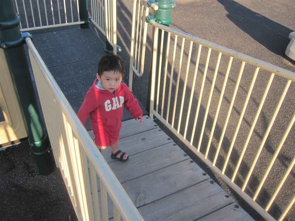 Double Pee Pee: Crossing the playground bridge