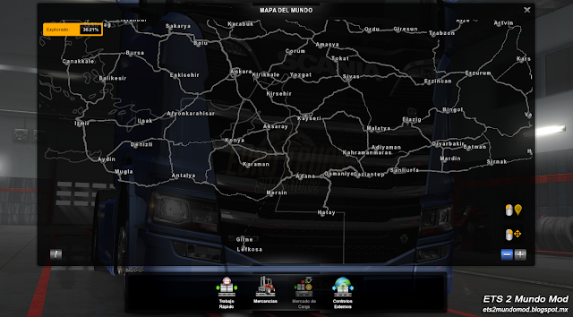 YKS Team EU Turkey Map - ETS 2 Mundo Mod