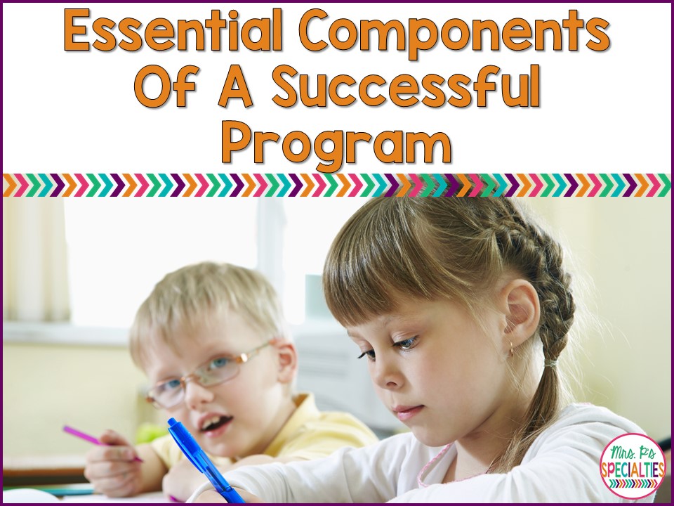 The Essential Components Of A Self-Contained Special Ed. Classroom ...