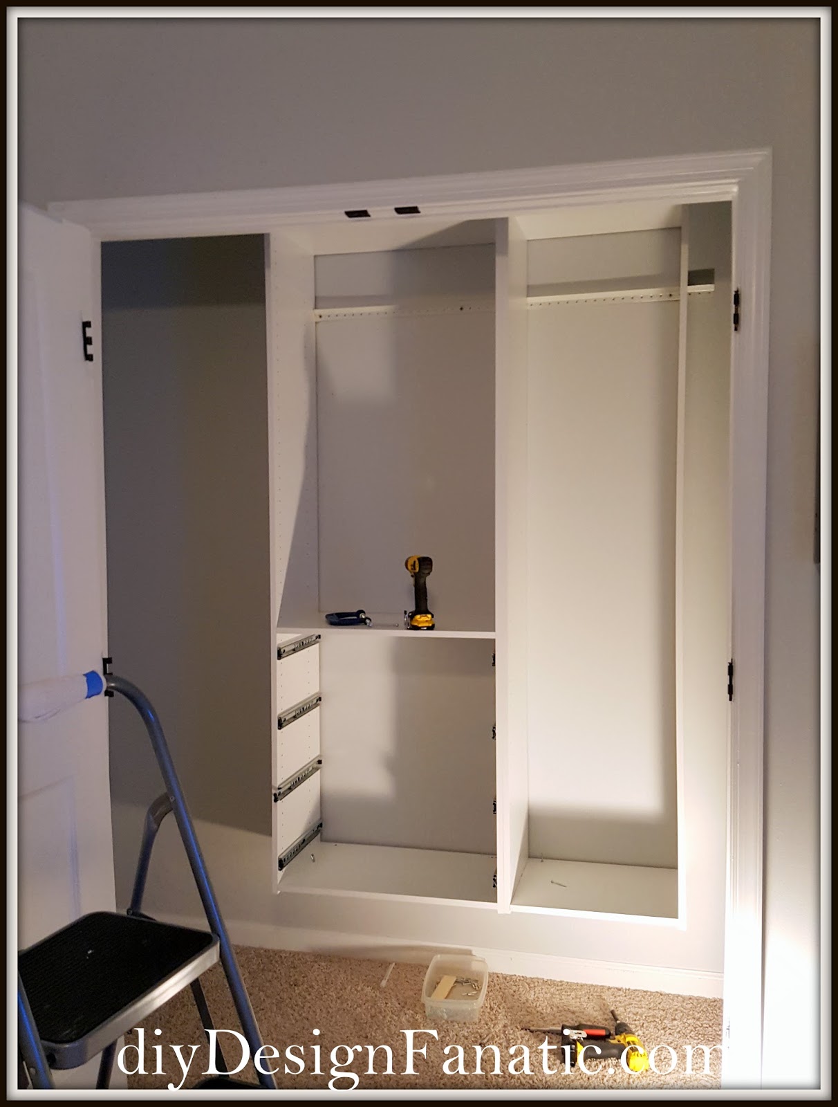 diy Design Fanatic: Custom Closet Makeover