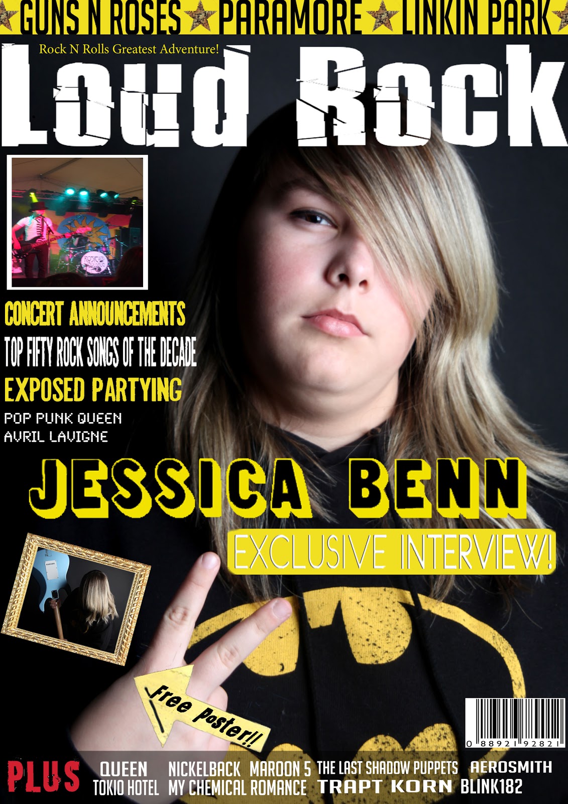 Annaleigh6025: Loud Rock Magazine Front Cover