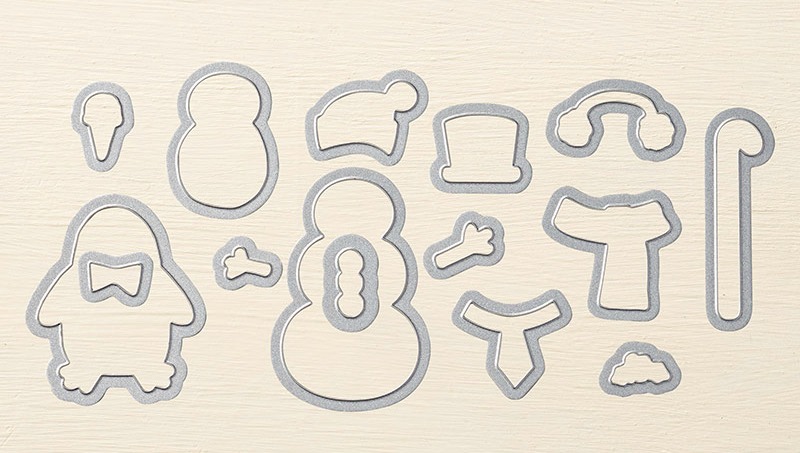 StampinTX: Snow Place and Snow Friends Framelits