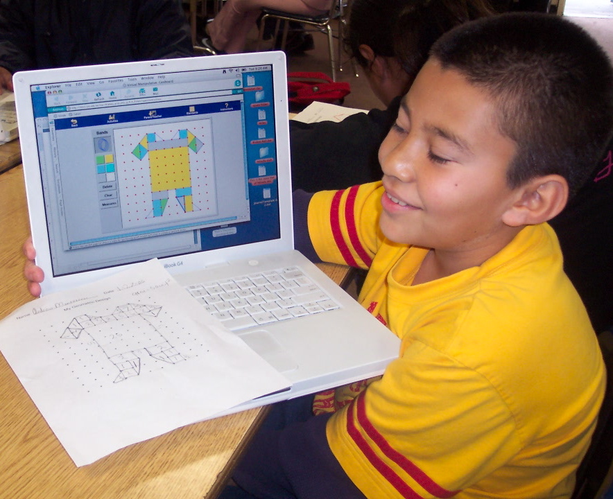 Mom and Me Math Activities: 6.G.A.1 Finding Area on the Geoboard