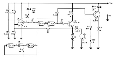 Automatic Accu charger circuit