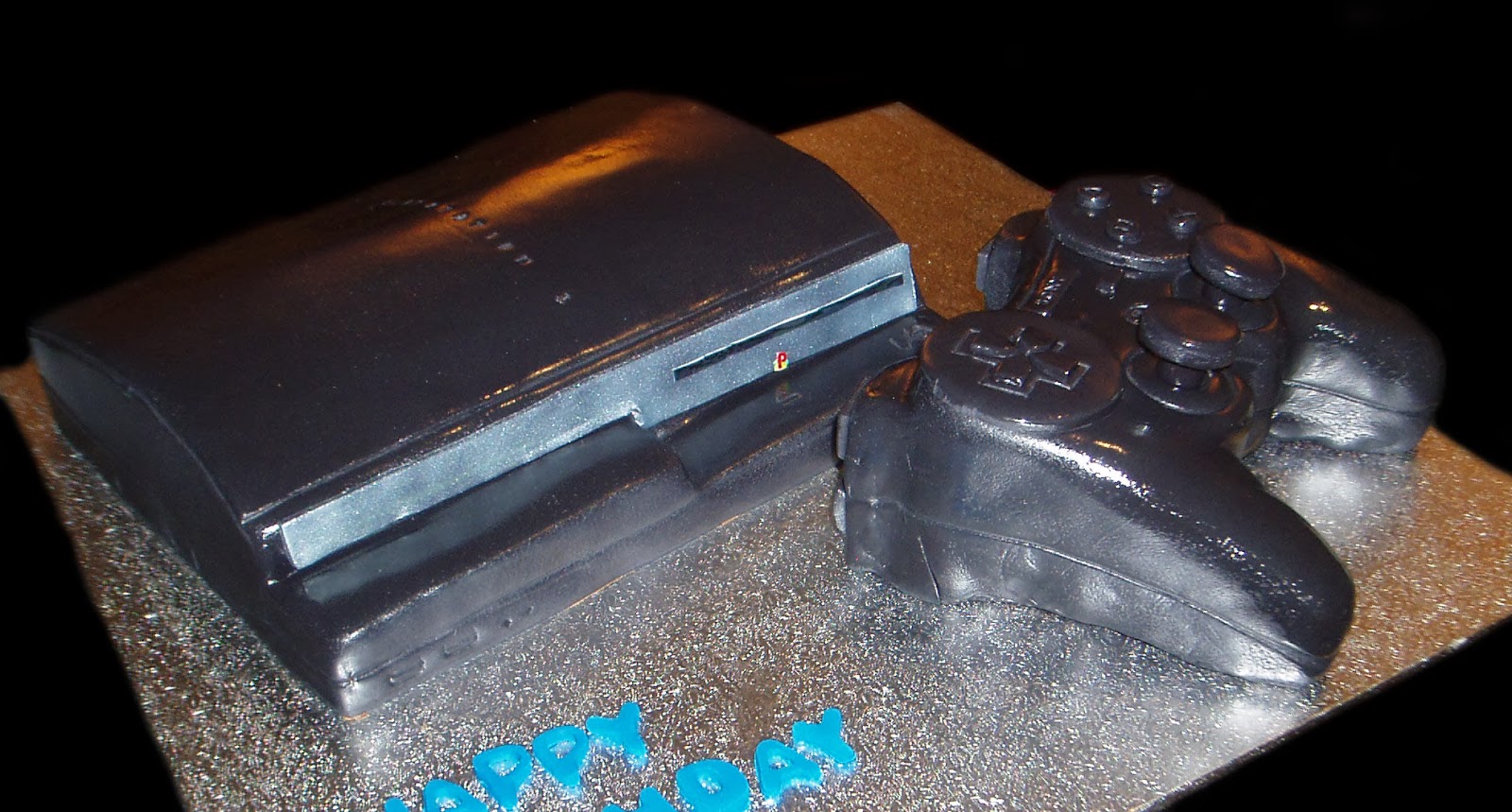 Nada's cakes: Playstation 3 and Controller Cake - by Nada's Cakes Canberra