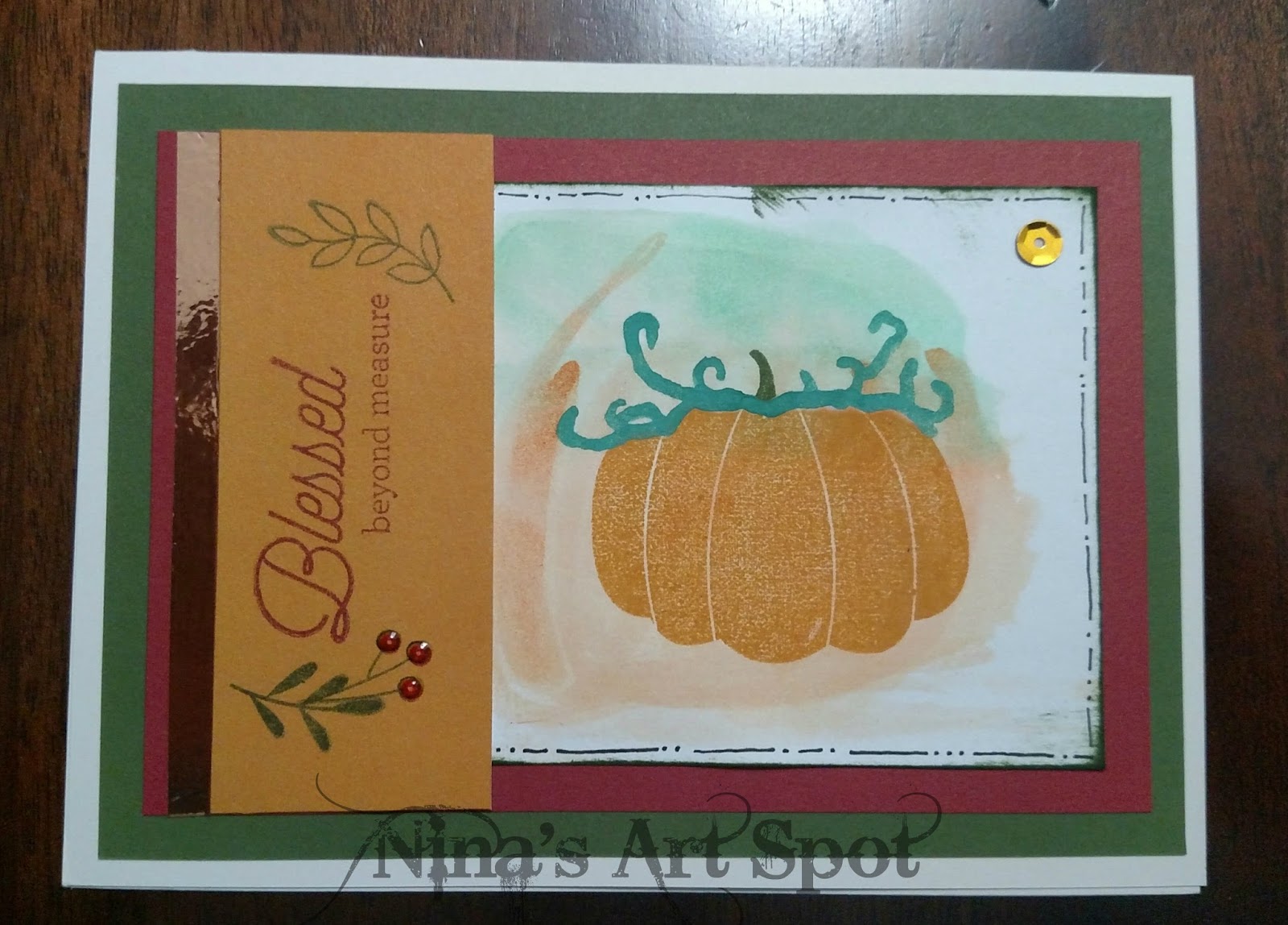 Nina's Art Spot: September Stamp of the Month