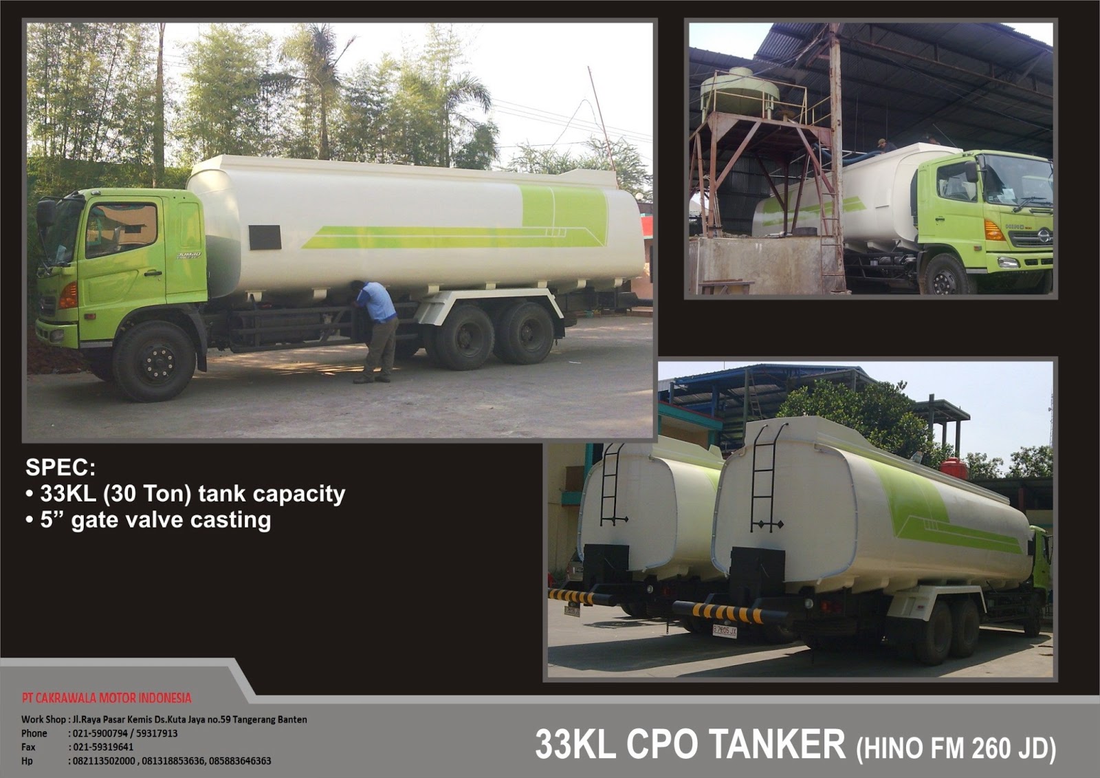 Karoseri Truck: TANGKI CPO