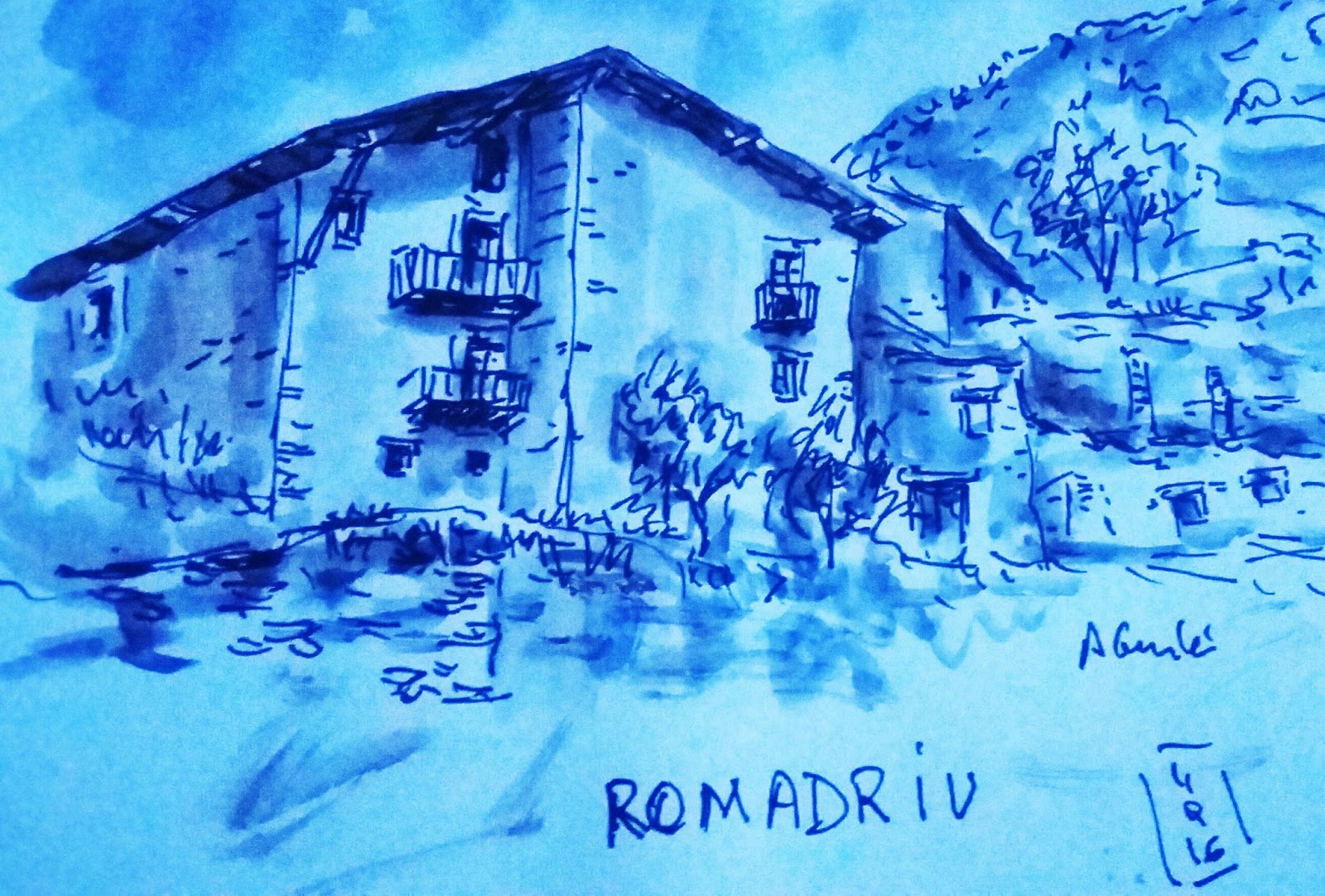 Aleix Guilló Montero: Drawing in the Pyrenees