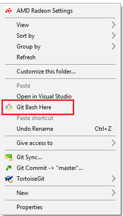 Git bash basic commands for online visual studio project - AspTricks.net