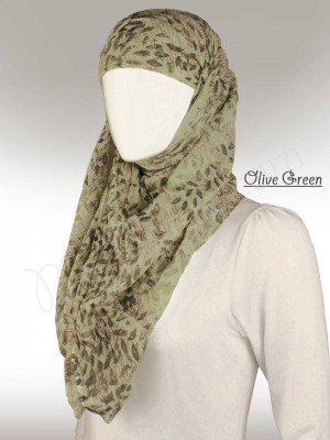 HIJAB HOUSE COLLECTION: PATTERN 4 SQUARE HIJAB