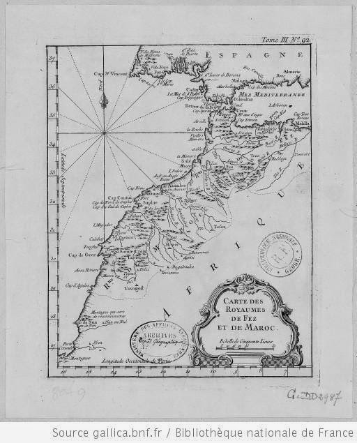 Cartes anciennes du maroc
