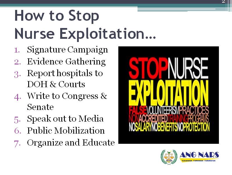 How to STOP Nurse Exploitation... | Nurseonlineph | November 2014 NLE ...