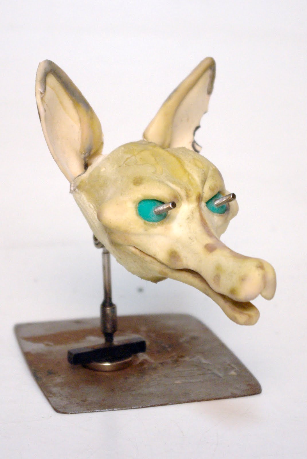 Ball & Socket Stop-Motion Fox Puppet In Progress! ~ Skin & Bones