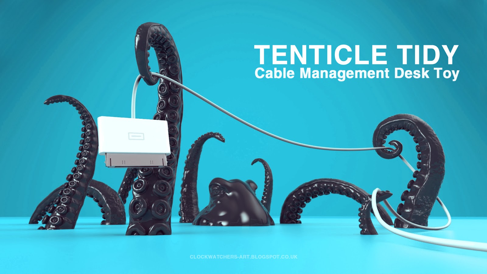 Clockwatchers Art Blog: Octopus Desk Tidy