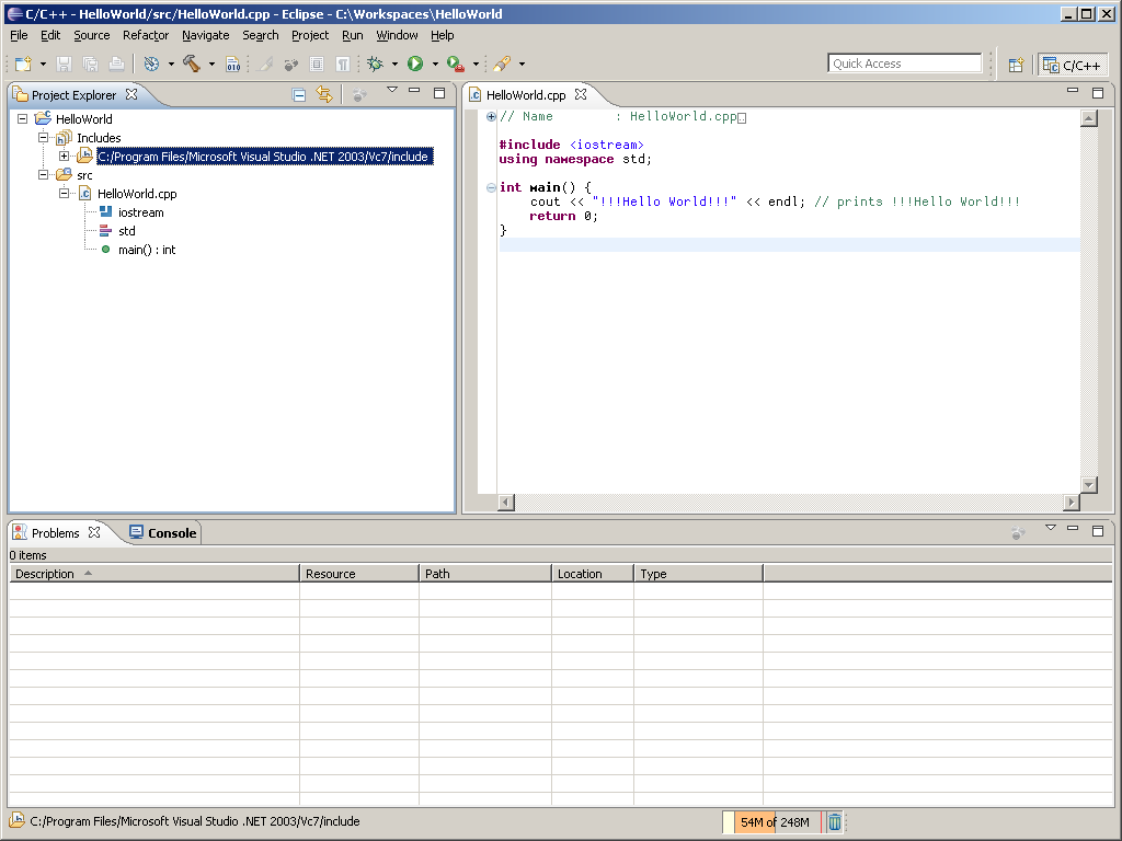 Dan Dar3: Eclipse CDT and Microsoft Visual C++ compiler