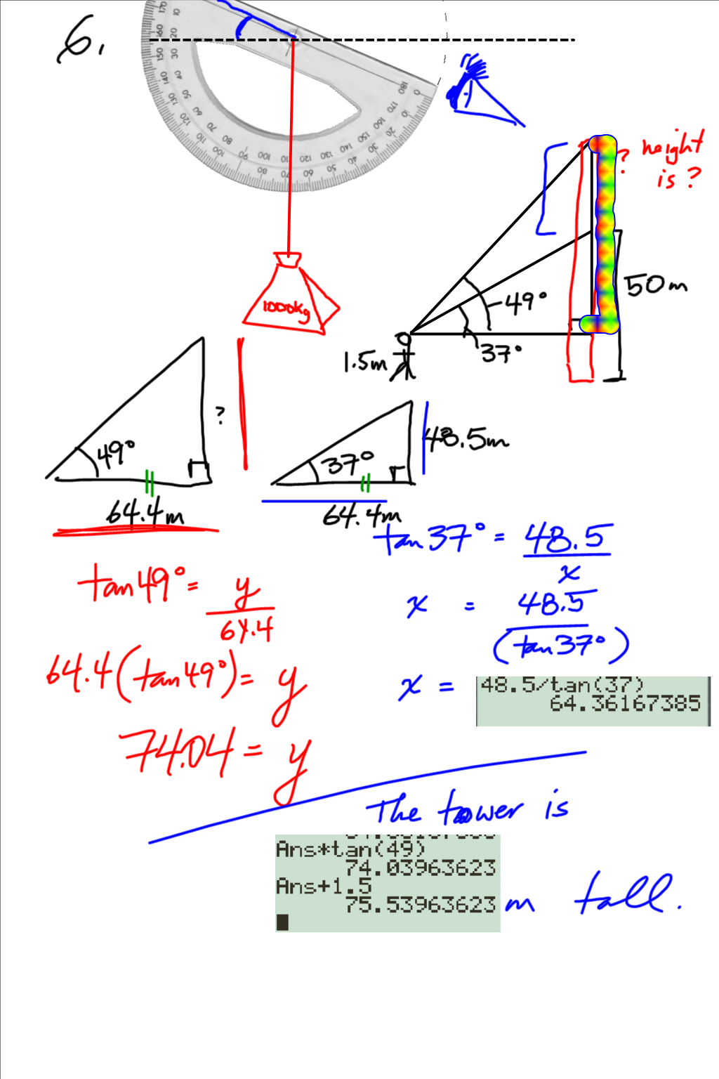 Grade 10 Applied PreCalculus Cheetah: Trigonometry Test Review