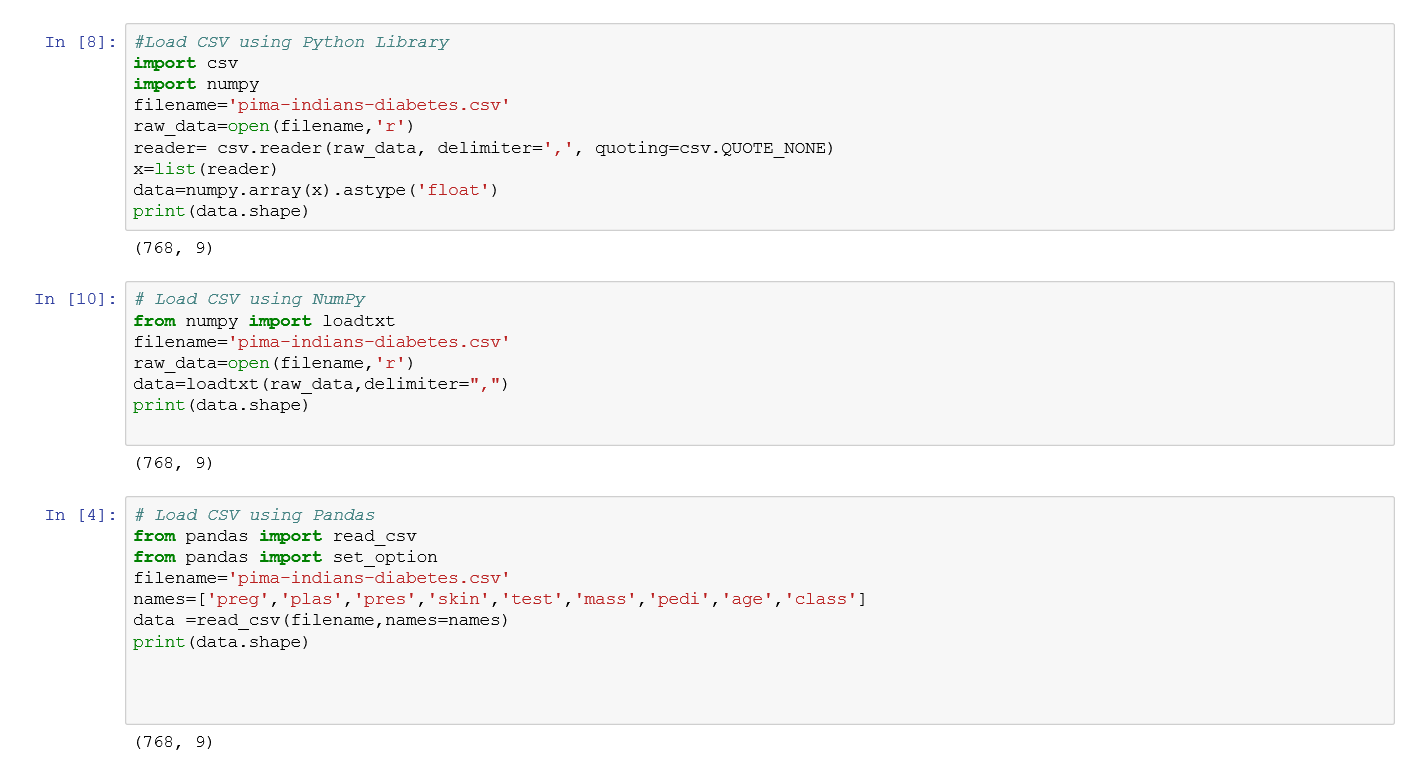 Machine Learning In Python