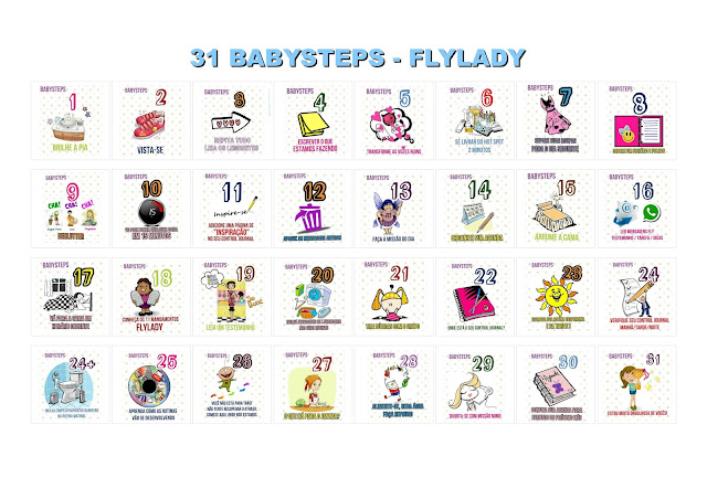 Babysteps do Sistema FlyLady - Casa Fly