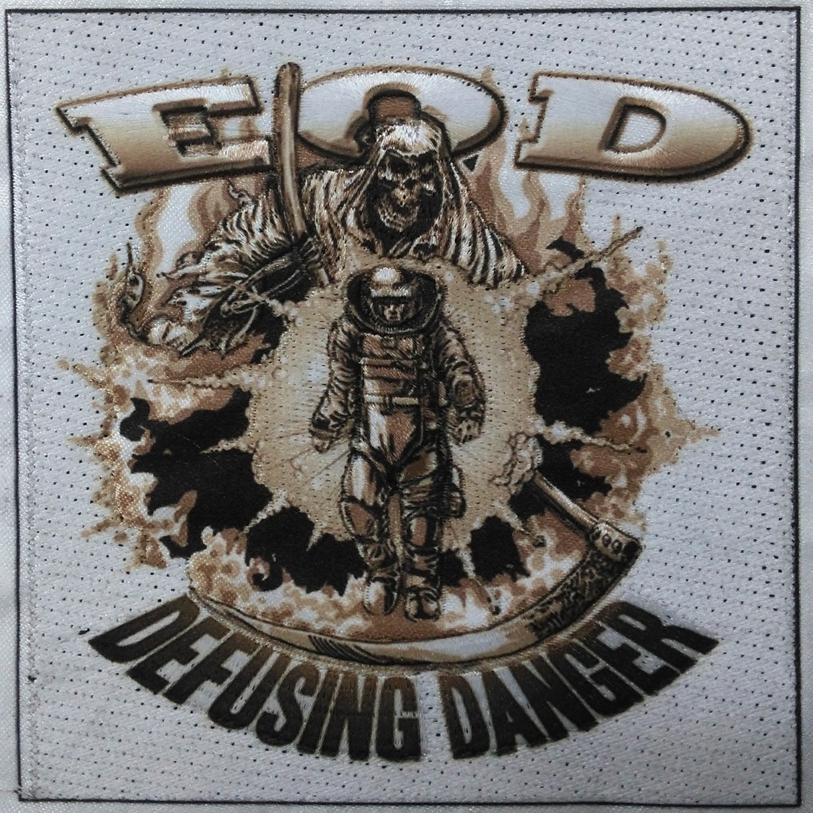 IMPRESIÓN BORDADO, ALTA DEFINICIÓN PARCHES BORDADOS, HUEY II, PARCHE DE ...