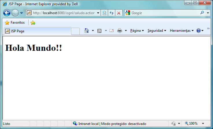 Tutoriales de Programacion Java: Struts 2 - Parte 2: OGNL