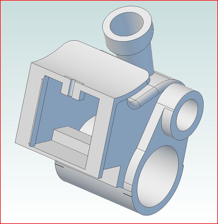Model Locomotive with 3D Print Technology: Half-Cylinder Block