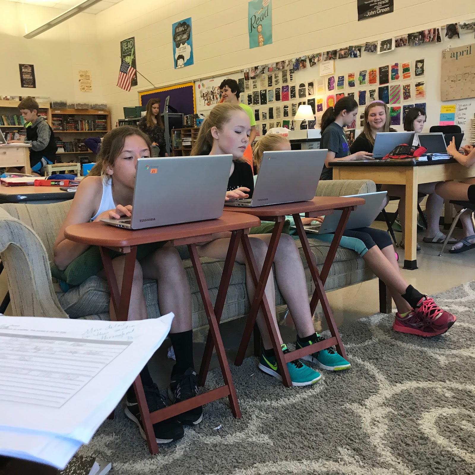 katherine sokolowski: Flexible Seating in the Middle School Classroom