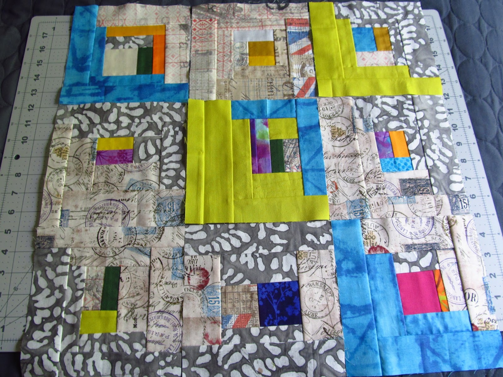 Crazy Victoriana crazy for quilts: Light Log Cabin Blocks, Butterflys ...