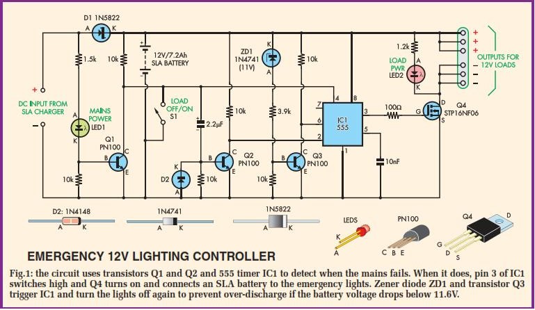 FYP Project- Emergency 12V Lighting Controller: Buying PN100-Problem ...