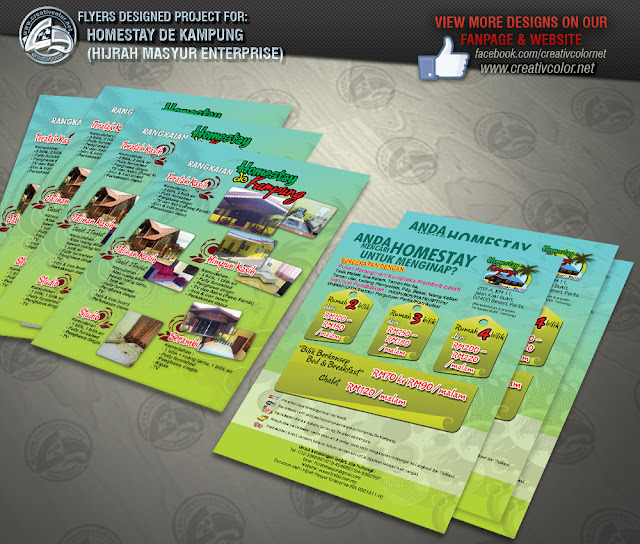 [ FLYERS ] : Homestay De Kampung - CreativColor ~ Bicara Idea dan ...