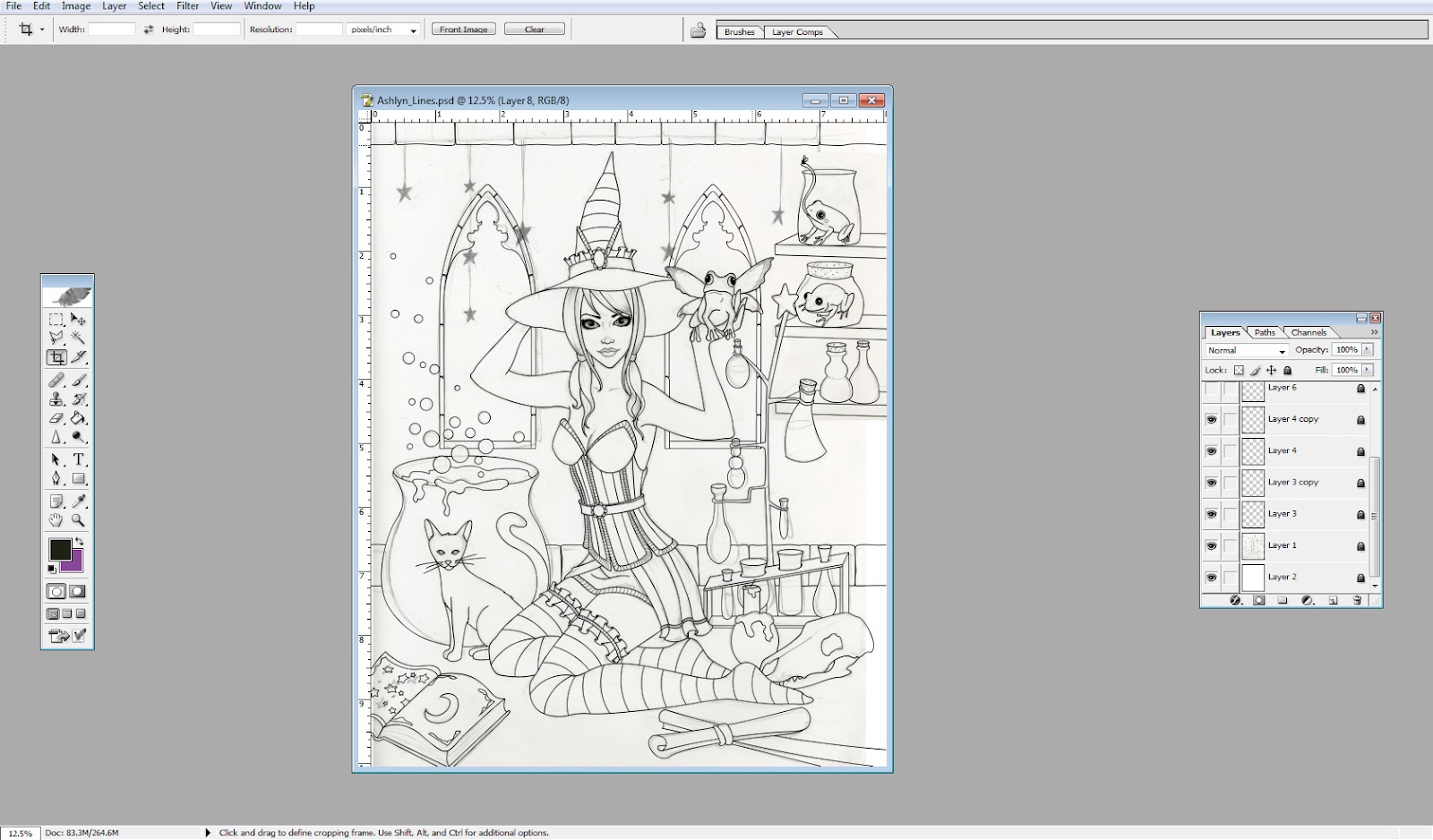 The Fantasy Art of Nikki Burnette: How to Create Clean Line Work in ...