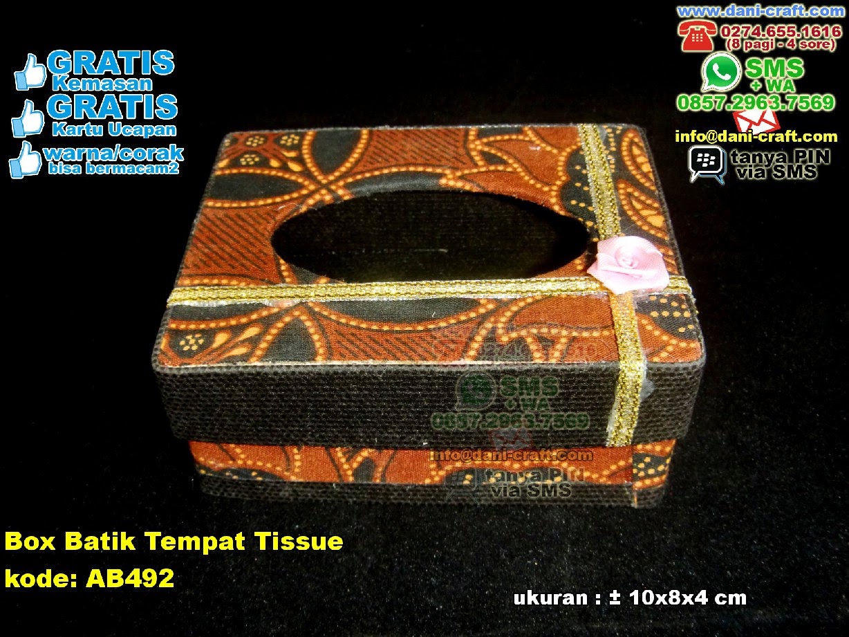 Box Batik Tempat Tissue | Souvenir Pernikahan