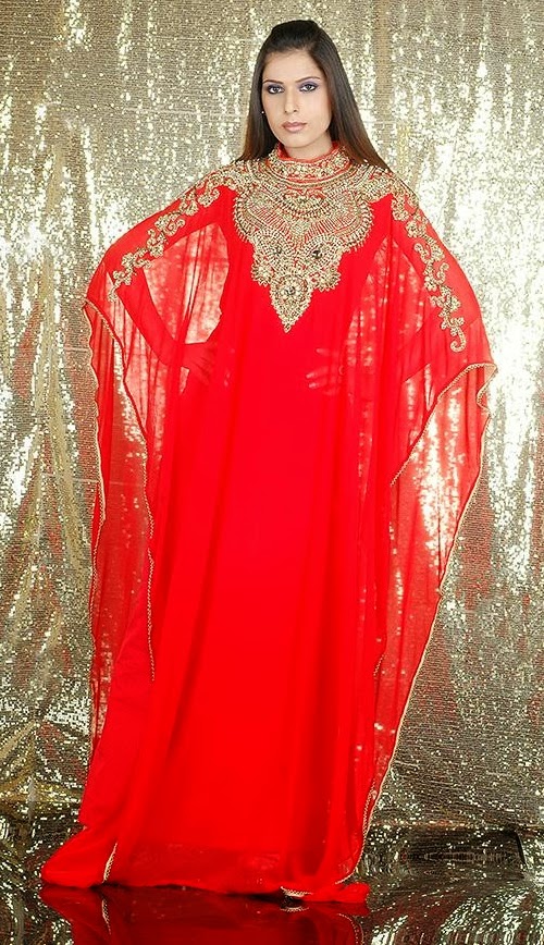 Fancy Kaftan Dresses | Jalabiya Kaftan Designs 2014 | New Jalabiya ...