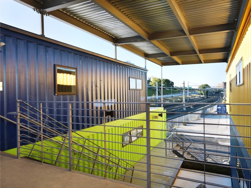 Shipping Container Homes & Buildings: All-Electric Shipping Container ...