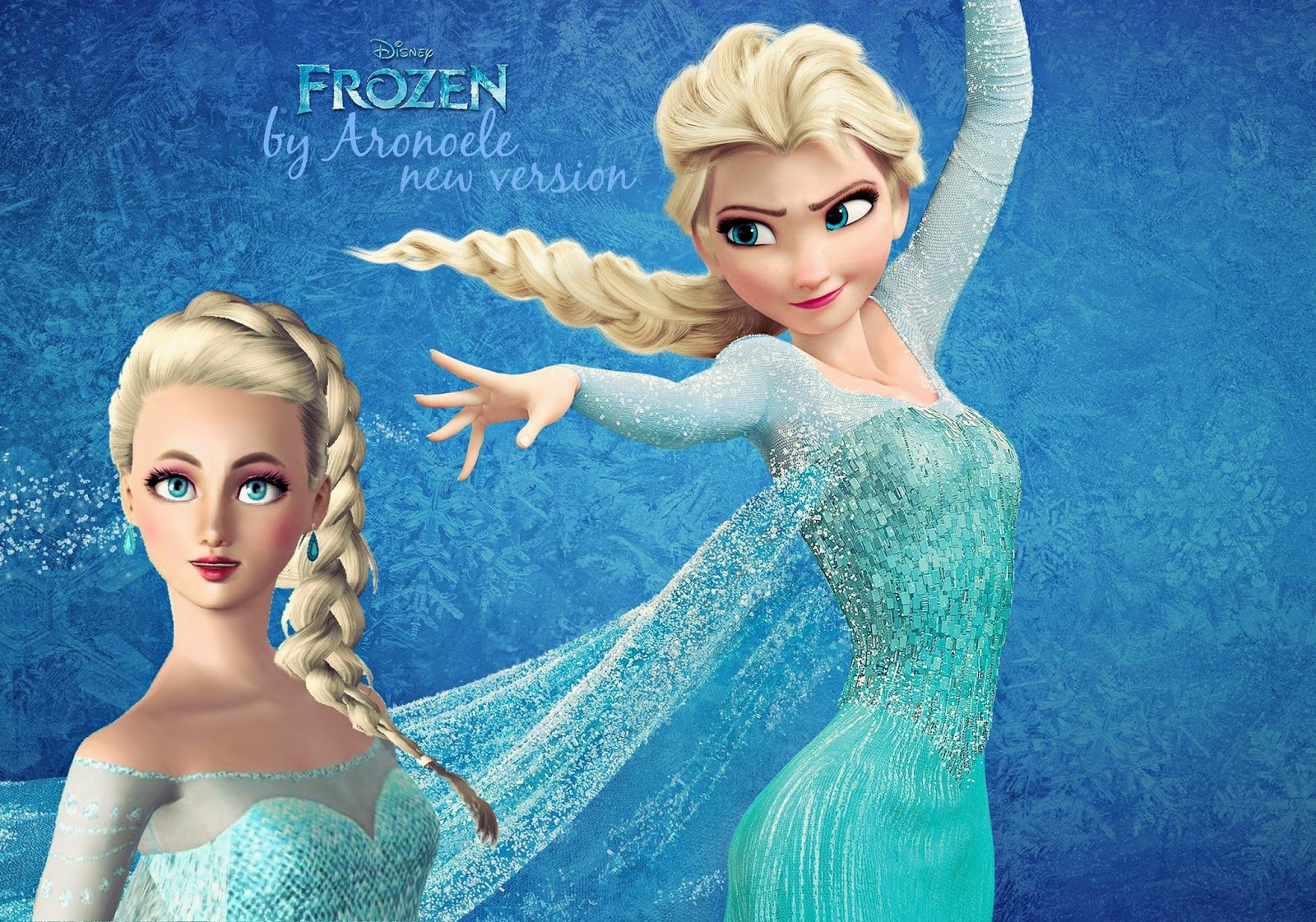 Aronoele Sims: Elsa Frozen princess - new version