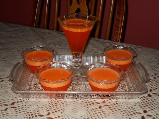My Cuban Traumas: Guava Pudding & Orange Jello Magic Mousse