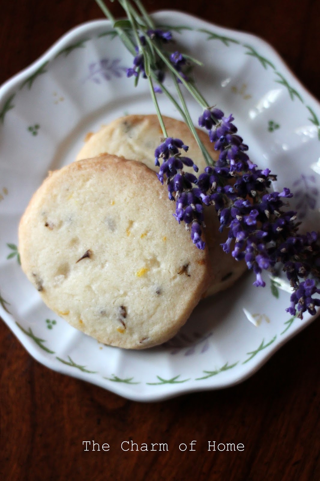 The Charm of Home: Lemon-Lavender Shortbread