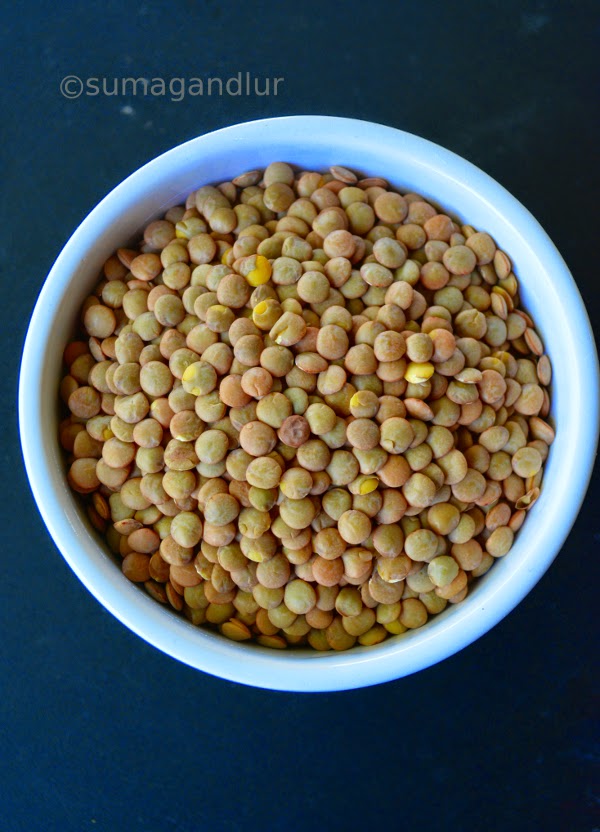 Veggie Platter: Parsi Style Masoor Dal