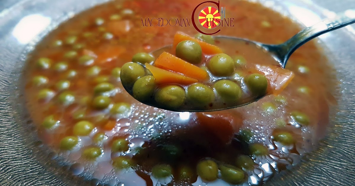 GREEN PEAS STEW ~ Macedonian Cuisine