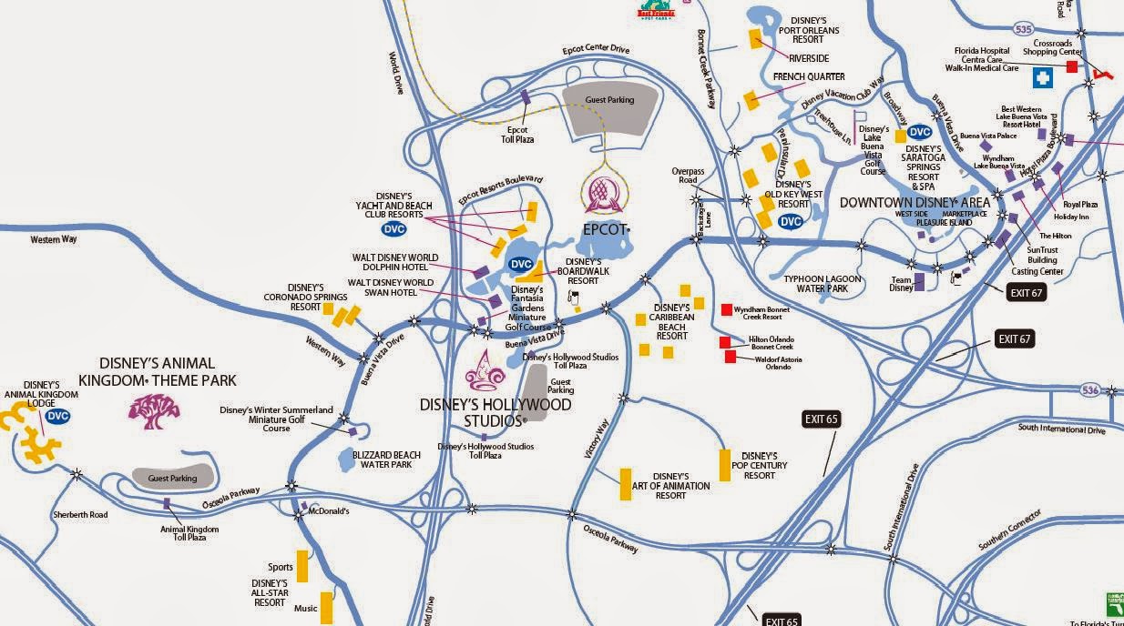 Dwika Sudrajat: Map WDW Magic Kingdom Epcot WD Studio Animal Kingdom