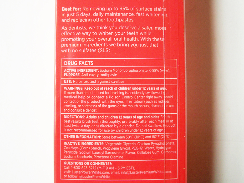 Luster Power White Toothpaste Review – See, Shop, Love!