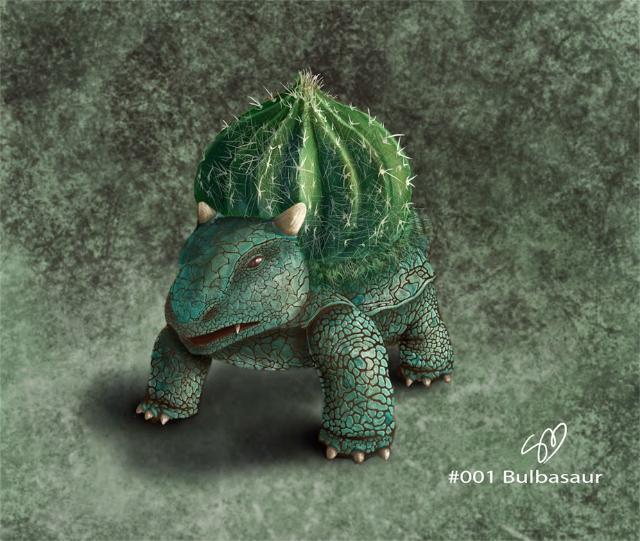 Learning As I Draw: Realistic Pokemon Bulbasaur video and image