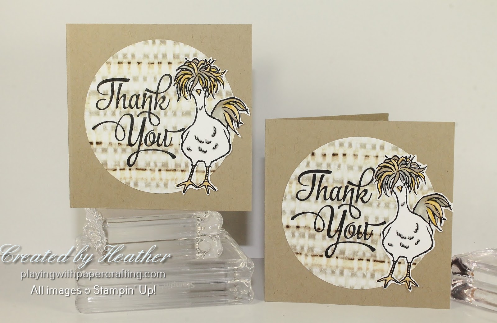 Playing with Papercrafting: Thank You Chick!