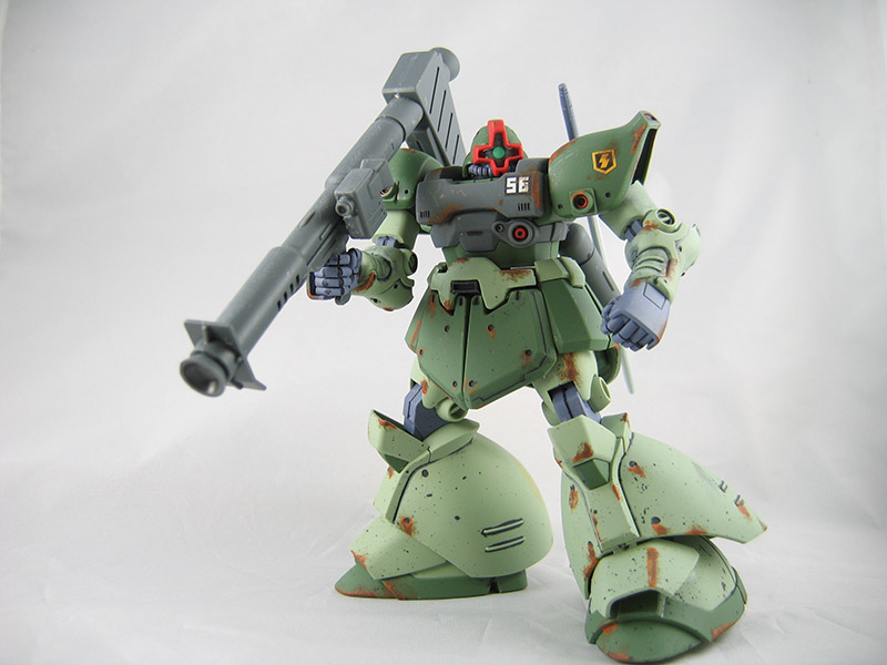 Robot Toy Magazine: HG 1/144 MS-09-R2 Rick Dom II (Green Version)