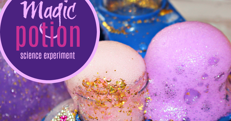 Cool Science Experiments for kids - Baking soda magic potion - Messy ...