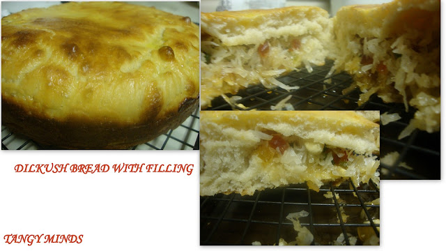 Tangy Minds !!!: Dilkush Bread using Tangzhong Method